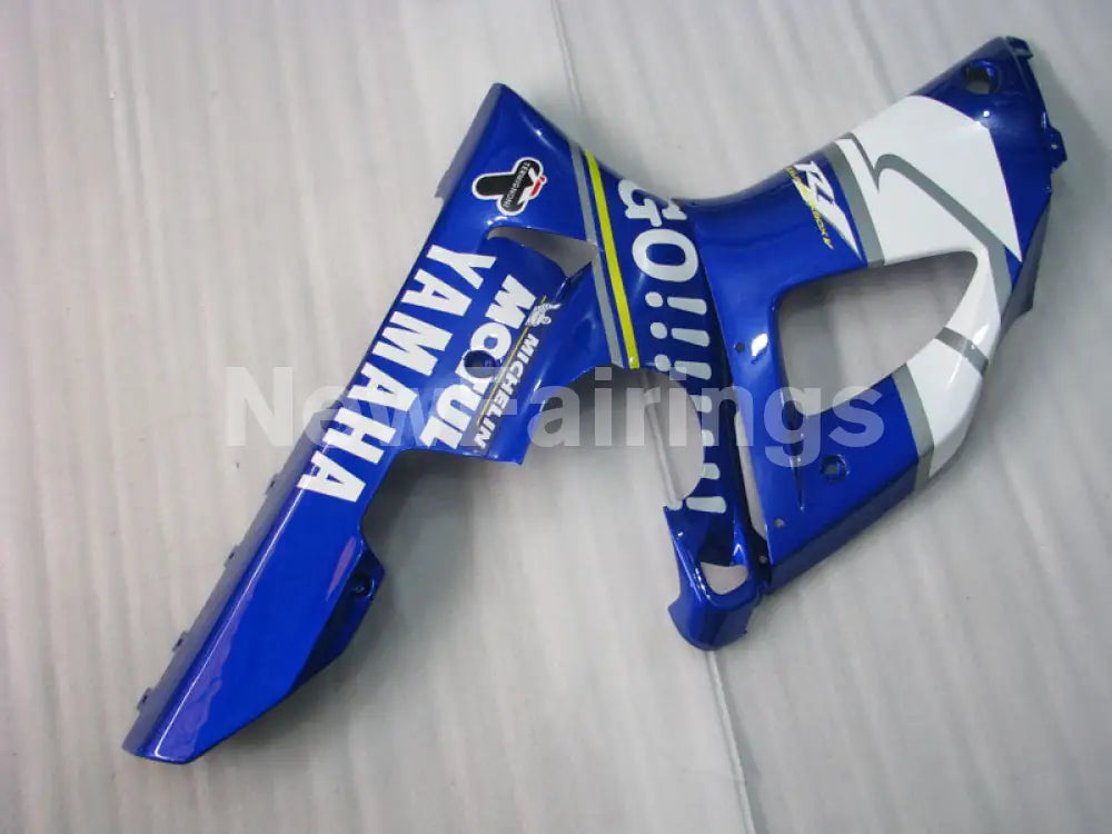 Blue and White GO YZF-R1 Fairing Kit for 00-01 – NewFairings