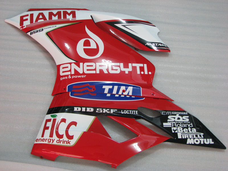Number 7 Red and White TIM - Ducati 1199 Panigale – NewFairing